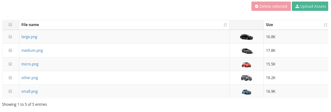 The Assets Screen – SurveyEngine GmbH