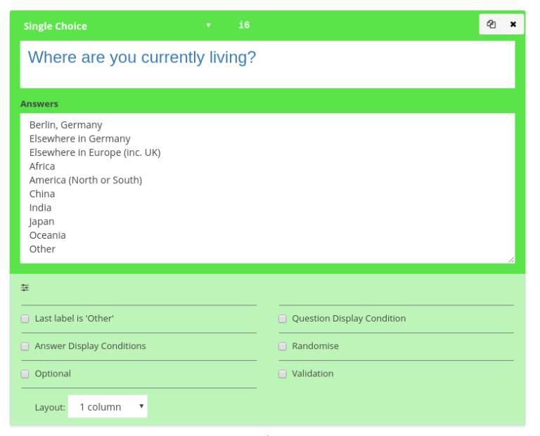 The Question Element